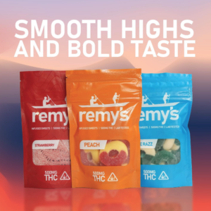 Remy’s Peach Gummies 500mg | CannaSense
