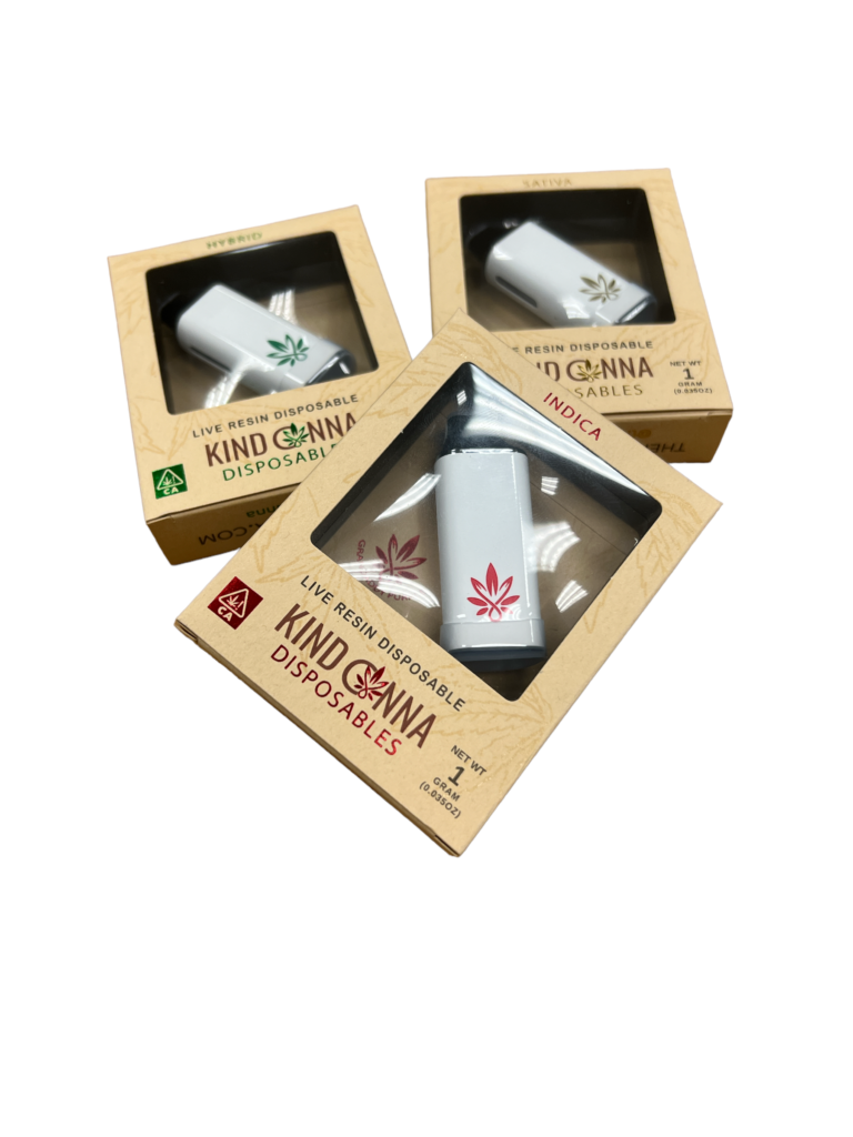1g – Kind Canna – Live Resin Disposable Vape – CannaSense