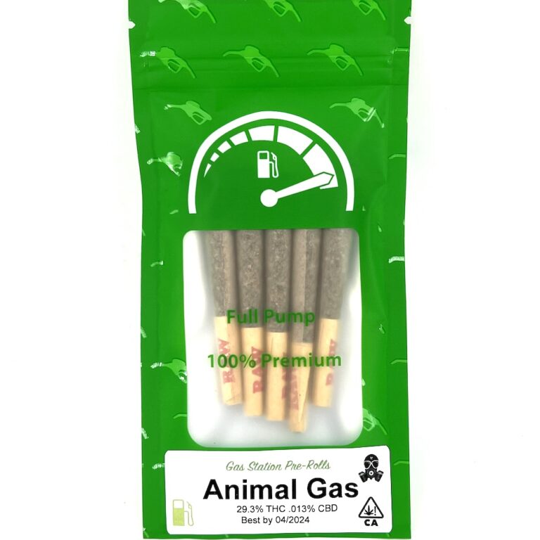 3.5g – Gas Station – Animal Gas Prerolls 5-Pack – CannaSense