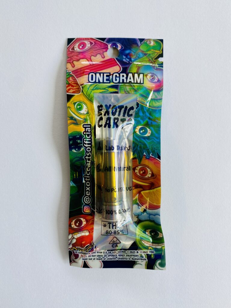 Exotic Carts – Vape Cartridge 1 g – CannaSense