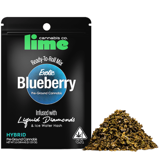 Lime Co. – Exotic Diamond Infused Ready-to-Roll Mix 3.5g – CannaSense