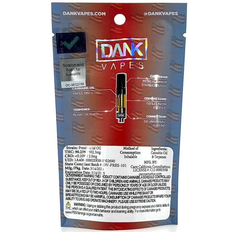 DANK Vape 1g – CannaSense